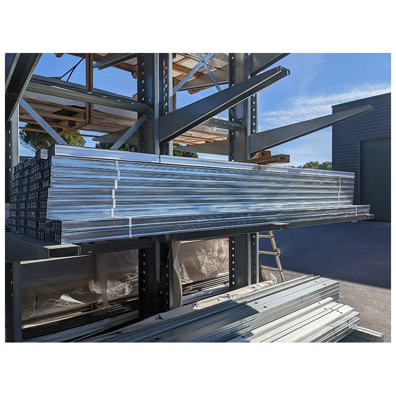 Rail métallique pour ossature de cloison | Eco-Logic Matériaux