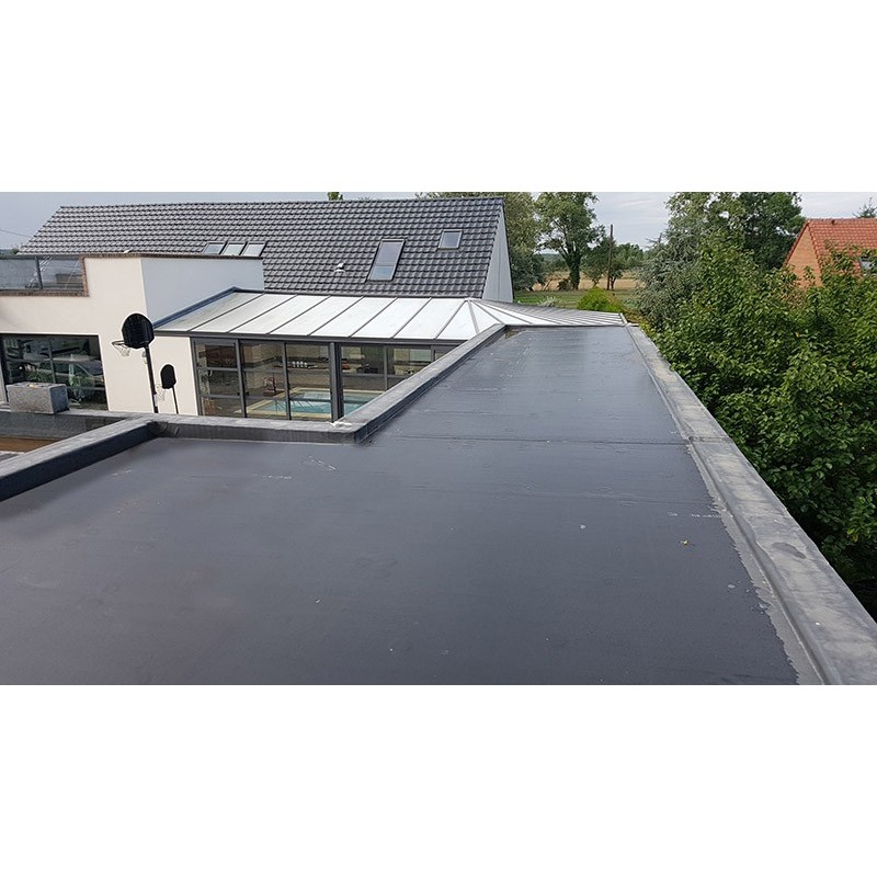 Membrane EPDM pour étanchéité de toit plat - RubberCover™ | Eco-Logic ...
